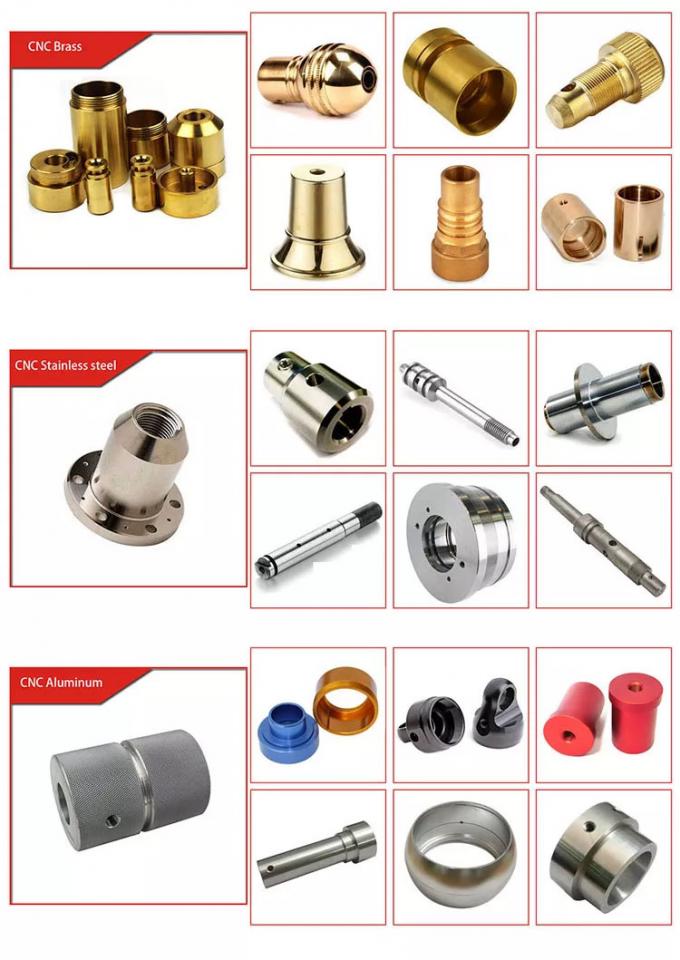 3 4 5 Axis CNC Machined Metal Parts CNC Precision Mechanical Parts Metal Spacer Machining ...