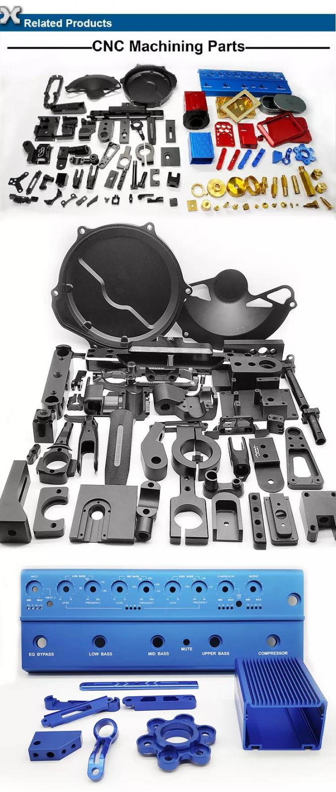3 4 5 Axis CNC Machined Metal Parts CNC Precision Mechanical Parts ...