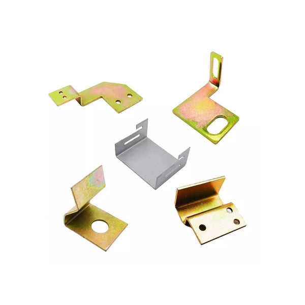 Metal Stamping L Shaped Galvanised Brackets Vibration Polishing